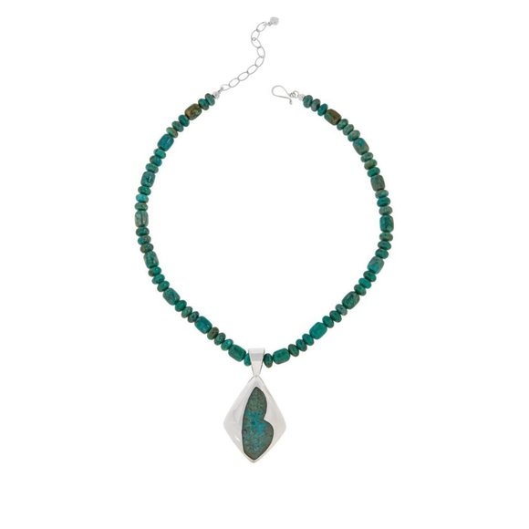 Jay King | Jewelry | Jay King Sterling Silver Parrot Wing Stone Pendant ...